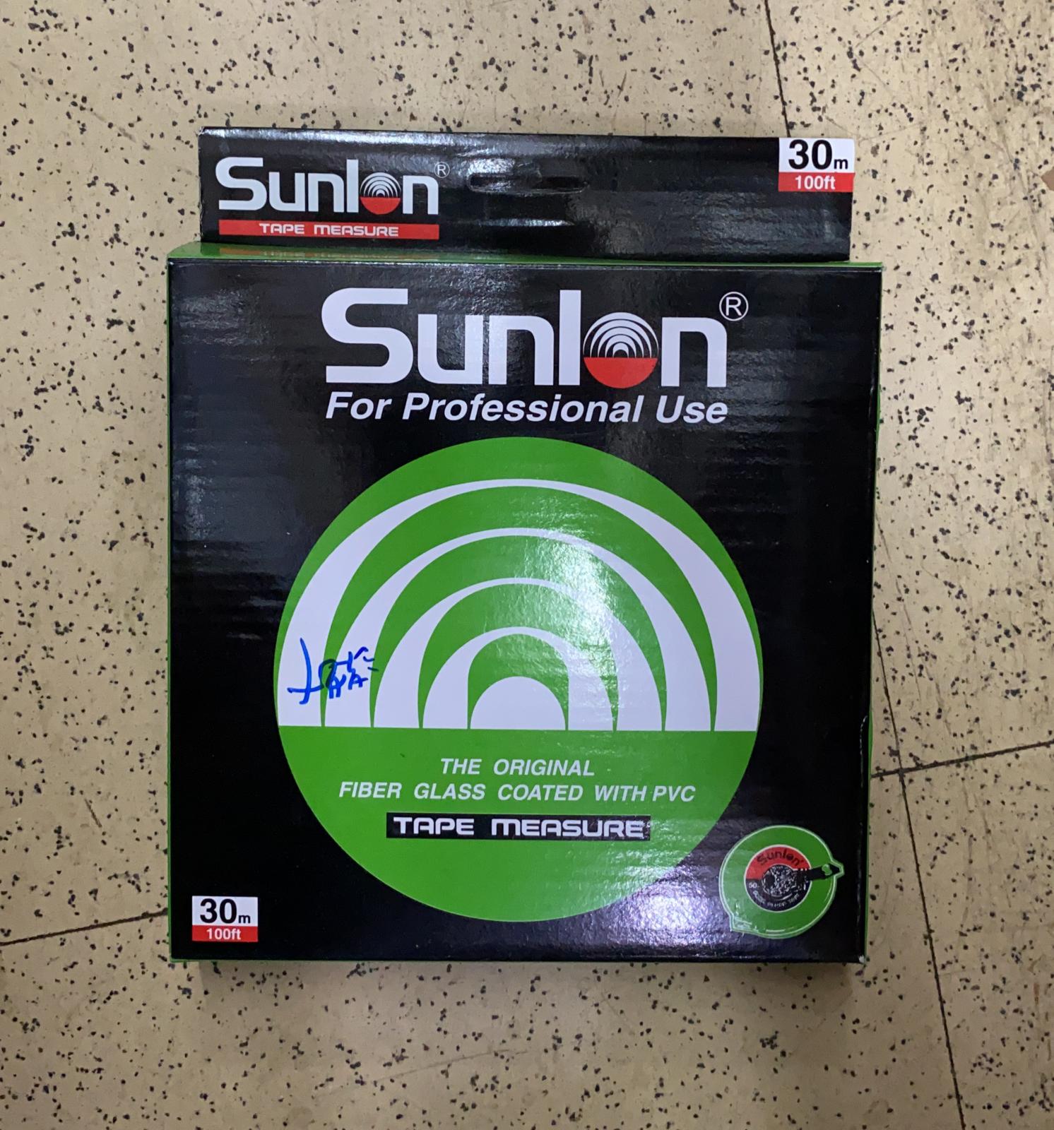 臺灣SUNLON新隆牌手提式 地盤尺 纖維尺 軟皮尺 卷尺 拉尺 – 國豐五金