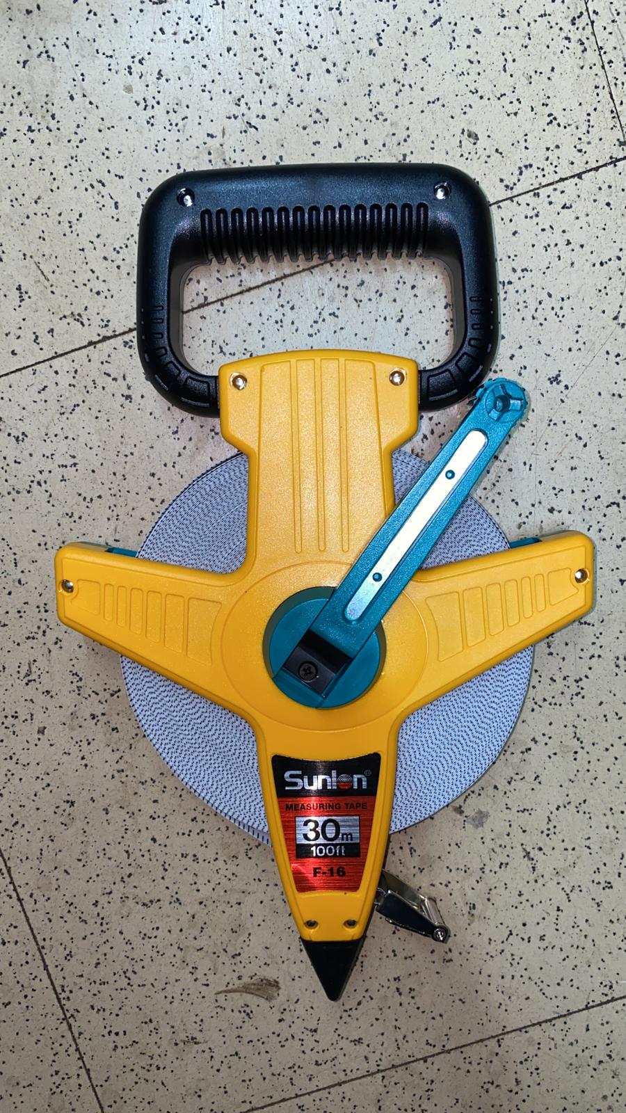 臺灣SUNLON新隆牌手提式飛機型 地盤尺 纖維尺 軟皮尺 卷尺 拉尺 – 國豐五金